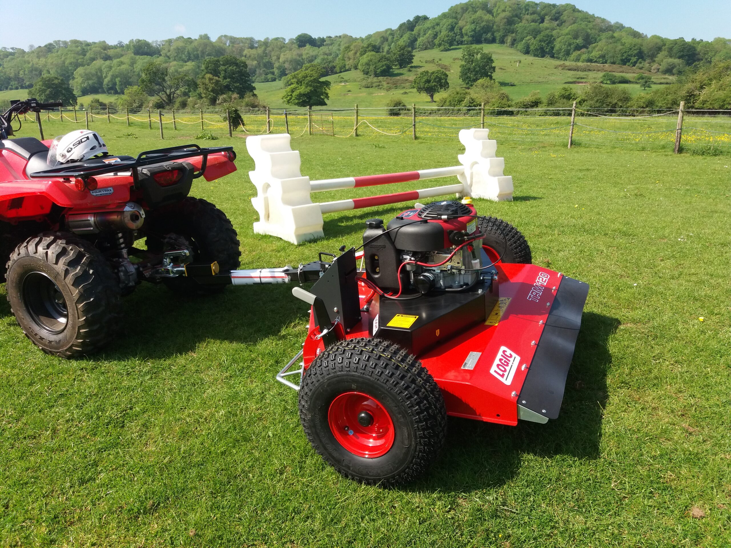 Logic TRM150 1.2m | TRM150 1.5m Trailed Rotary Mowers rotary topping ...