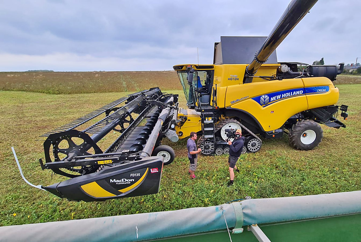 Life on the farm with Ally Hunter Blair, New Holland and MacDon - T H ...